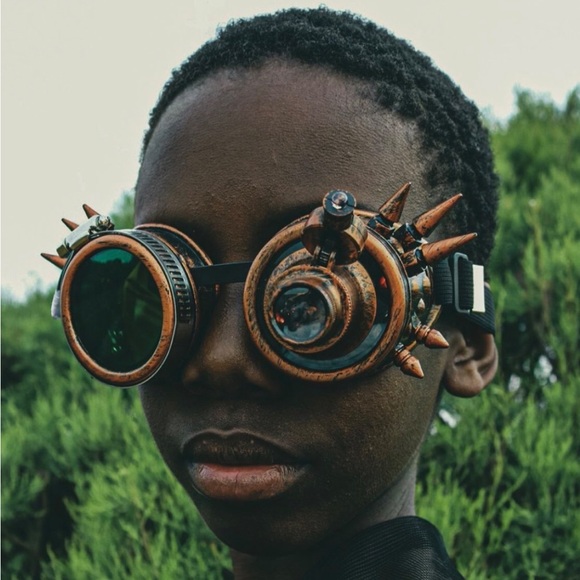 Accessories | Steampunk Spiked Goggles Loupe Eyewear Halloween Cosplay ...